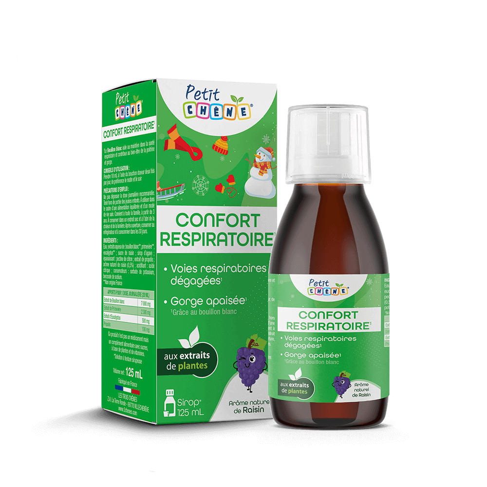 Achat Sirop Confort Respiratoire Toux, Angine, Sinusite Petit Chêne